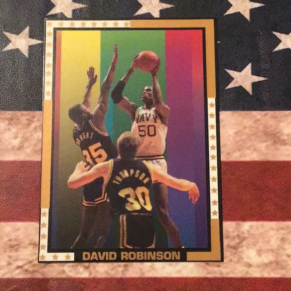 trading card | Other | David Robinson College Basketball Card Navy 987 ...
